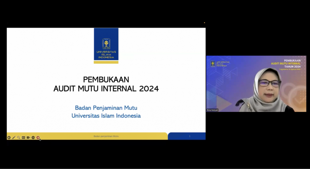 Pembukaan Audit Mutu Internal Tahun Akademik 2023/2024 - Badan Penjaminan Mutu